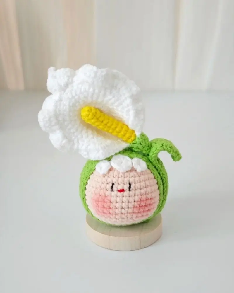Calla Lily Dango Amigurumi Pattern - Free - Hooked On Hook