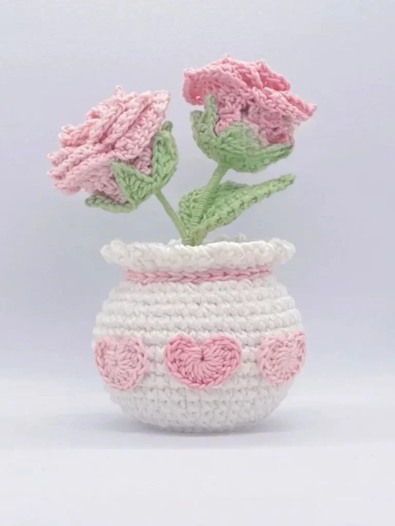 Flower Pot Pattern – Free - Hooked On Hook